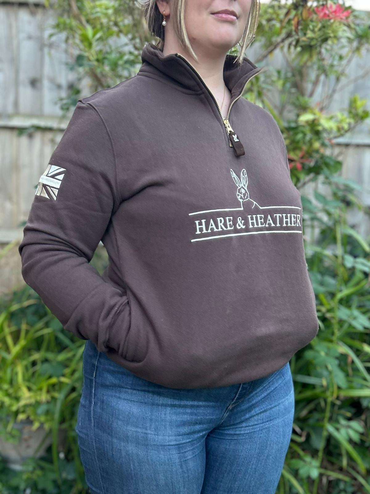 NORFOLK QUARTER ZIP | CHOCOLATE – Hare and Heather